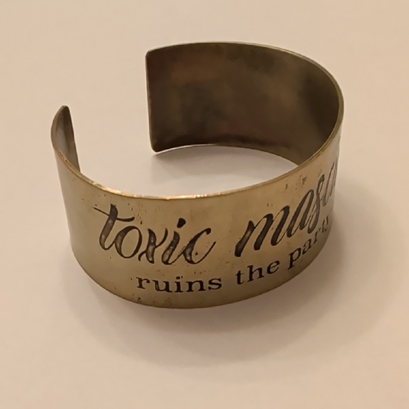 Jewelry | Toxic Masculinity Bracelet | Poshmark